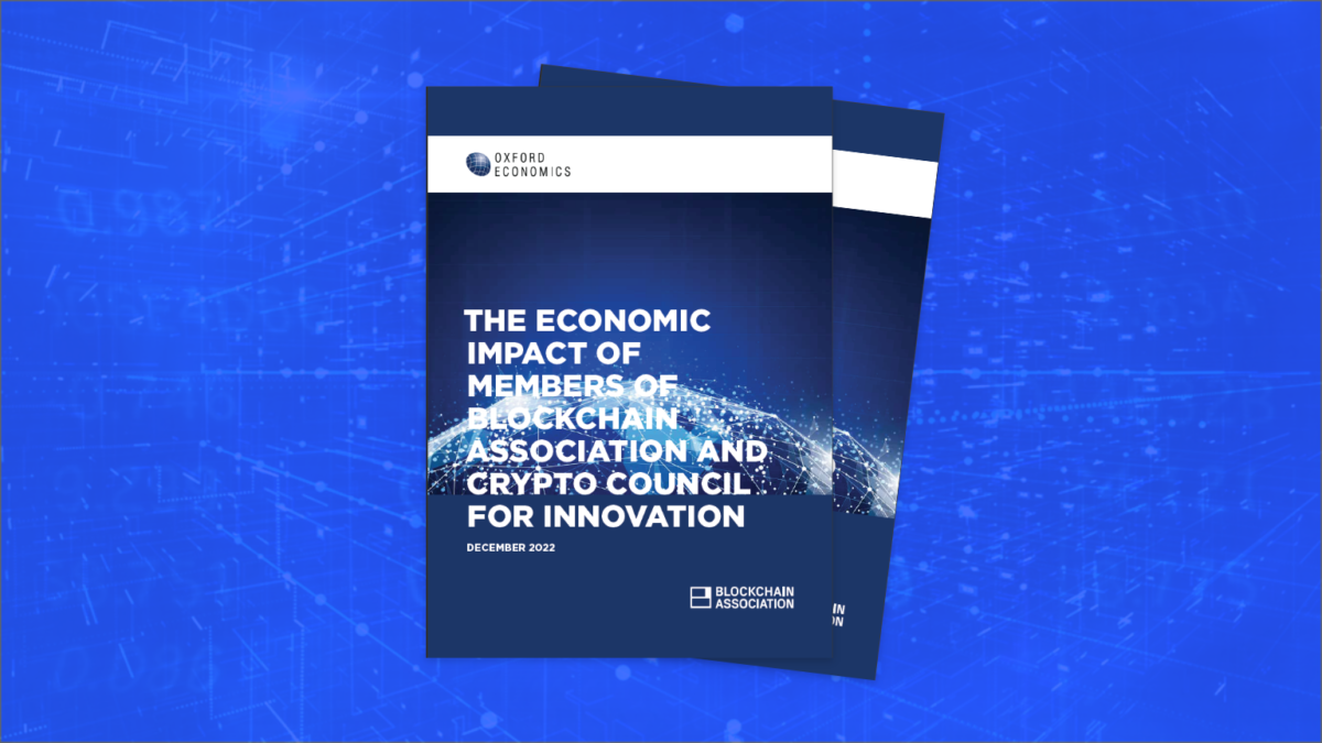 The Economic Impact of Members of the Blockchain Association and Crypto ...